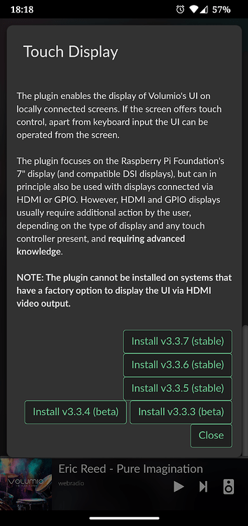 Connecting the screen via hdmi in volumio - Plugins - Volumio Community
