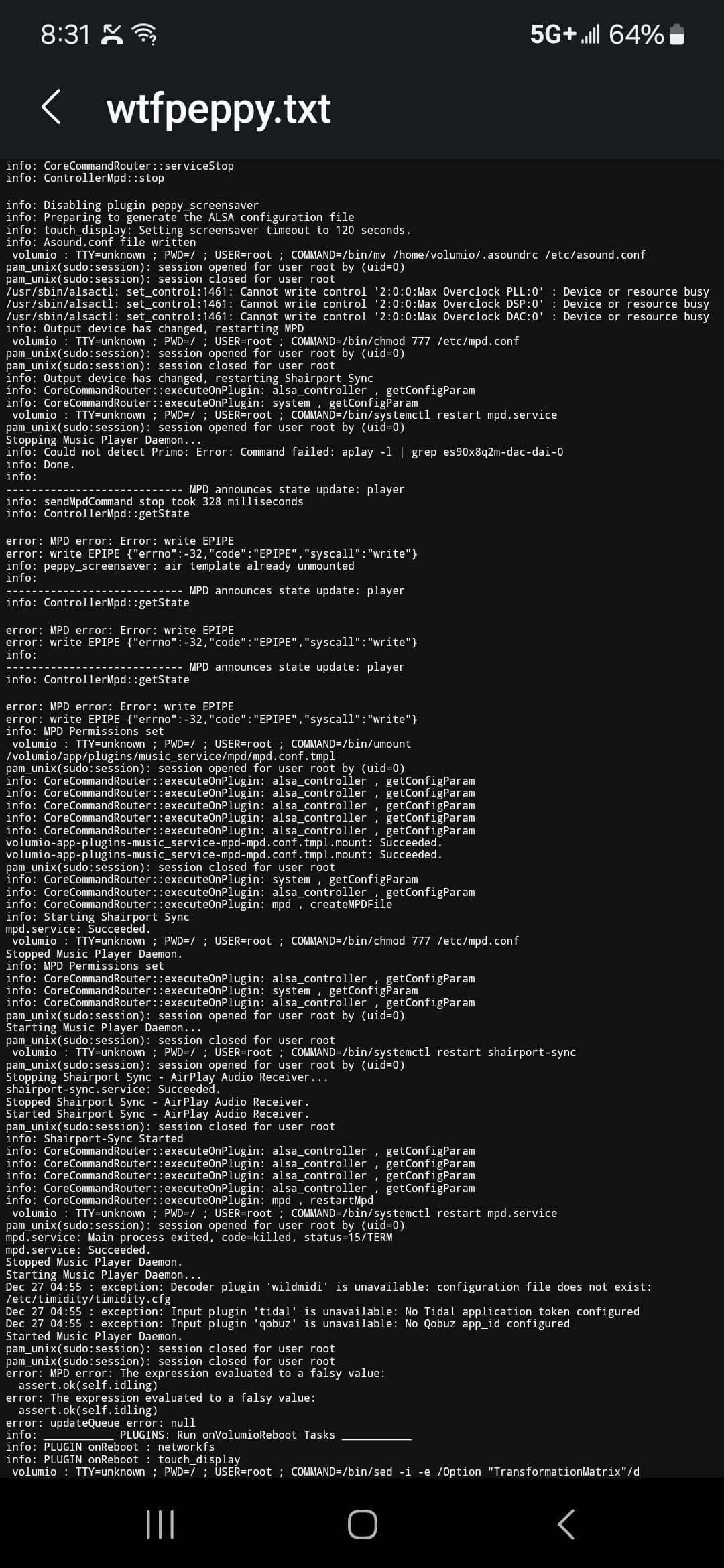 Project With PeppyMeter PeppySpectrum Screensaver Plugin For VOLUMIO Project With PeppyMeter PeppySpectrum Screensaver Plugin For VOLUMIO